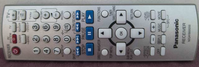 Panasonic Receiver Remote Control | Radios & Receivers | Gumtree ...