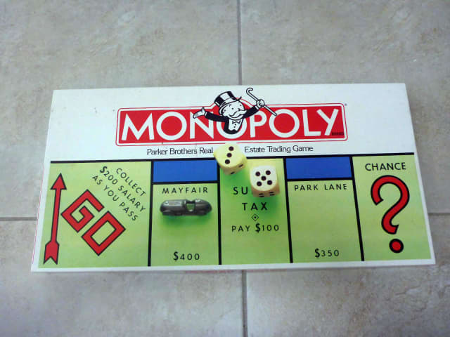 Vintage 1996 Monopoly board game by Parker Brothers - Board Games in ...