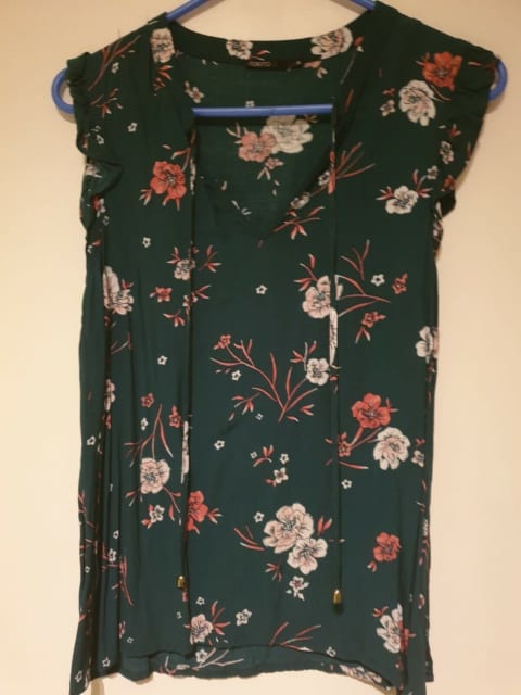 Tokito green floral blouse | Tops & Blouses | Gumtree Australia ...