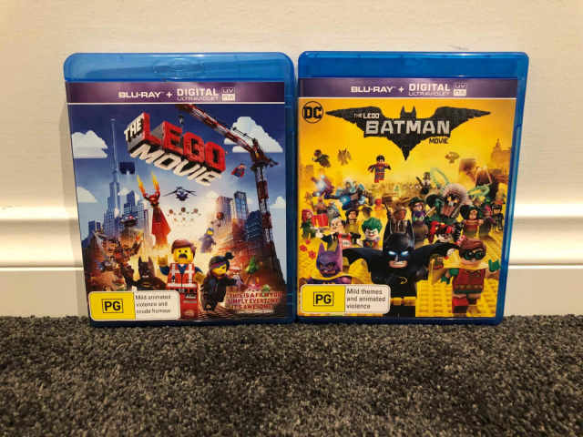 LEGO Movie and LEGO Batman Movie Blu-Ray Set Perfect Condition | CDs ...