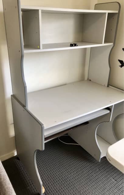 Desk with hutch/ Computer tower/storage/cabinet - FREE! | Desks ...