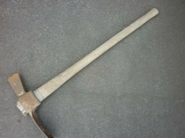 Old FERN TOOLS Mattock with Cutter End and Wooden Handle. Garden Tool ...