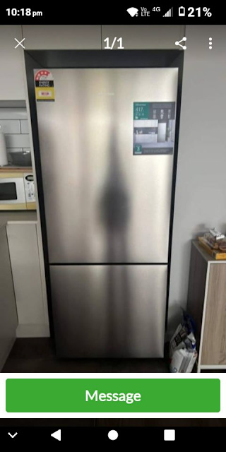stainless steel fridge freezer HUGE - Fridges & Freezers in Parafield ...