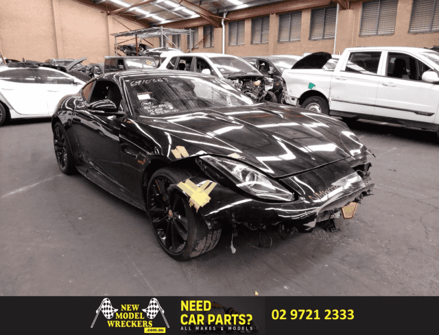 WRECKING 2015 JAGUAR F TYPE 3.0i PETROL SEMI-AUTO RWD BLACK (NMW07524 ...