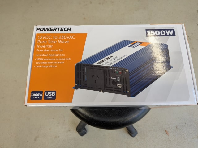 Powertech 1500W Pure Sine Wave Inverter | Caravan & Campervan ...