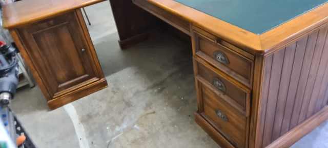 Large Vintage L shaped Executive Two sised Desk - Other Antiques, Art ...