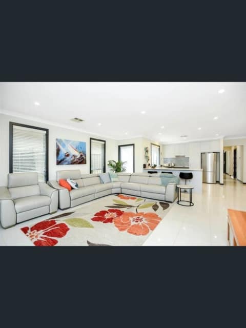 Leather Modular Lounge Suite with Electric Recliner Stunning Luxury ...