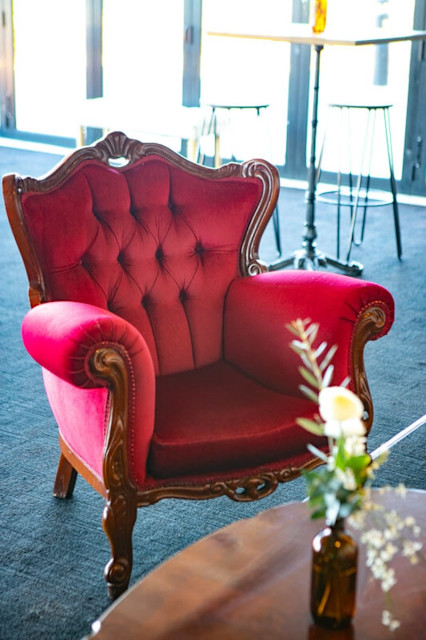 Red Velvet Armchair - Armchairs in Beacon Hill NSW | Gumtree Australia