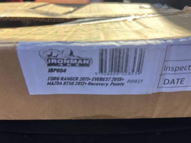 Brand new rated Ironman recovery points ranger bt50 Everest | Auto Body ...