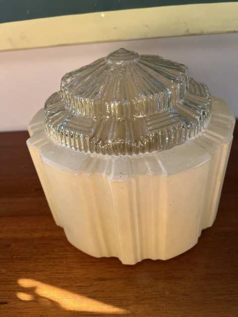 Original Antique Art Deco Pendant light shade | Ceiling Lights ...