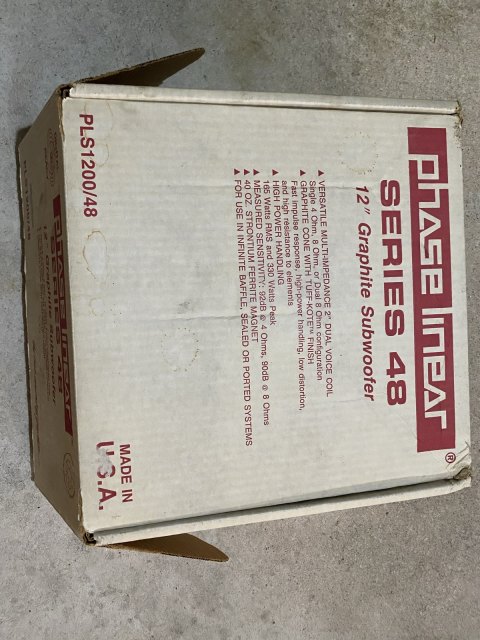 Phase Linear series 48-12 graphite subwoofer - Speakers in Willetton WA ...