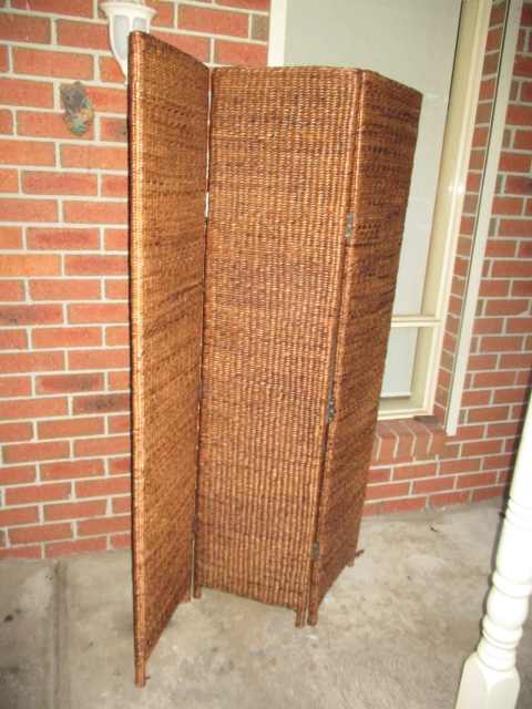 Woven Cane Room Divider Partition Privacy Screen - Other Furniture in ...