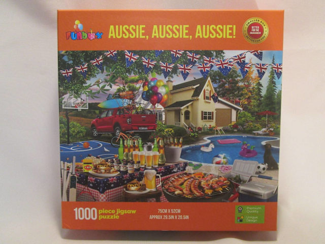 JIGSAW PUZZLE - AUSSIE AUSSIE AUSSIE BBQ -1000 PCE- FUNBOX -PRISTINE ...