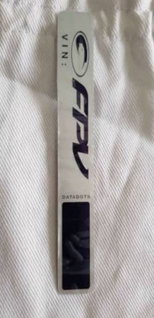 FPV DOT DATA VIN NUMBER BADGE for BA /BF only | Collectables | Gumtree ...