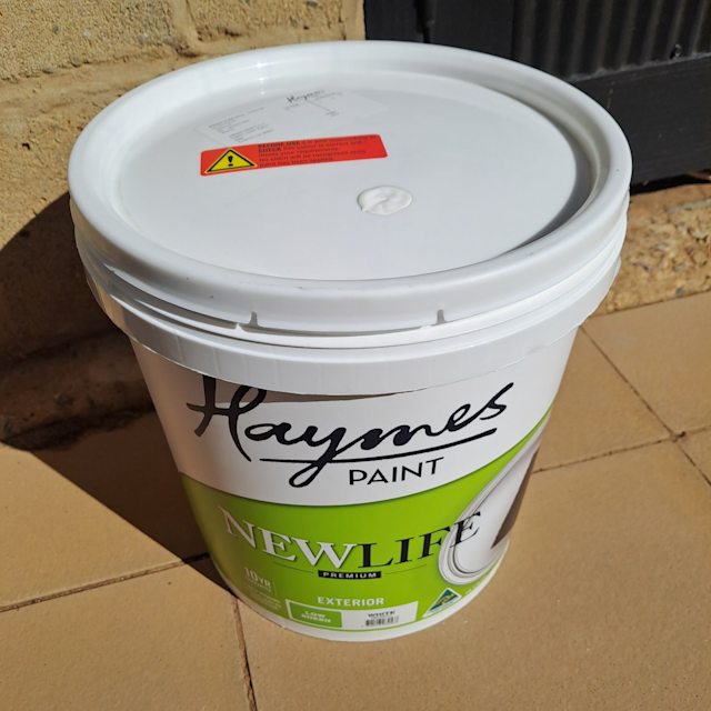 15 Litre Haymes White Exterior Paint - Building Materials in Clarence ...