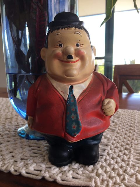 Vintage Laurel and Hardy Oliver Collectable Money Box / Bank ...