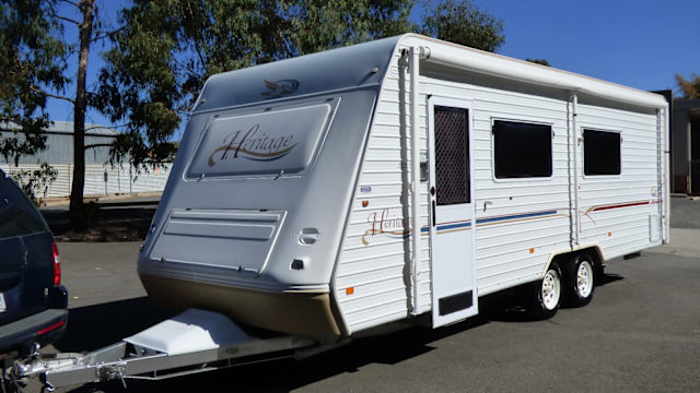 Jayco Heritage 24ft Caravan Interior updated New A/C Full Ensuite Rego ...