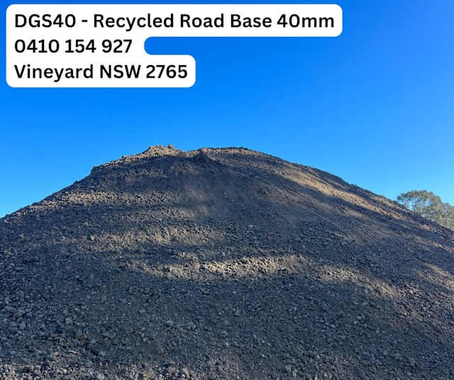 DGS40 Recycled Road Base for Sale - Building Materials in Vineyard NSW | Gumtree Australia