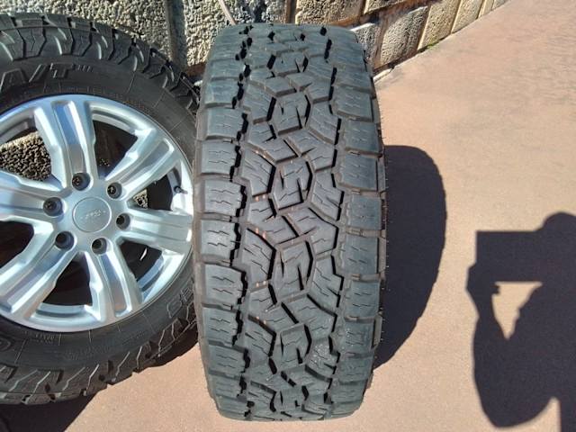 4 rims and tyres off 2022 Ford Ranger XLT toyo open country A/T ...