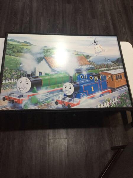 Thomas The Tank Engine Black Framed Picture | Collectables | Gumtree ...