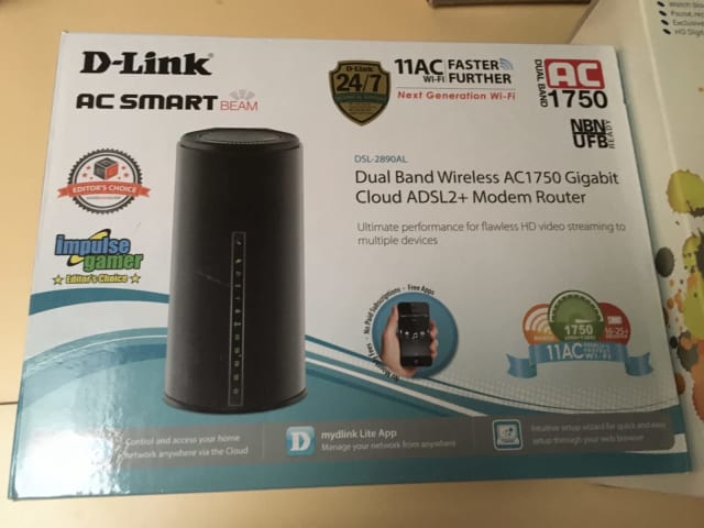 D Link AC1750 Smart ADSL2 modem NBN UFB lost charger12V 2.5A - Modems ...
