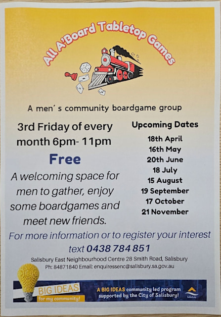 All ABoard Tabletop Games (free mens community board game group ...