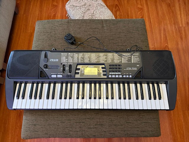 Casio CTK 700 MIDI keyboard 61 keys with power adapter plays well $50 ...