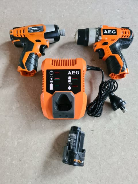 AEG 12v Drill, Impact, Battery, Charger. - Power Tools in Bulimba QLD ...