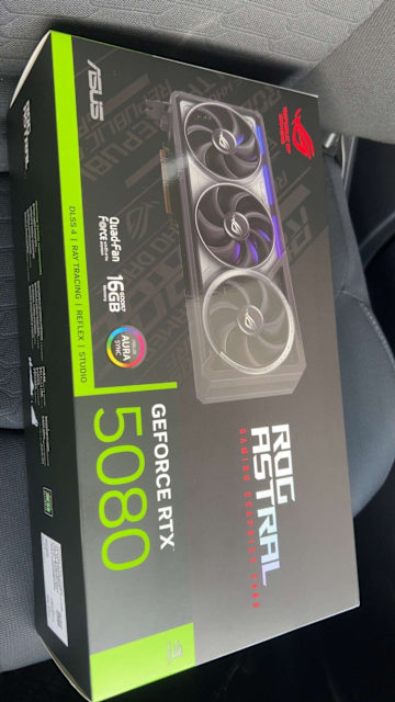 Asus ROG Astral GeForce RTX 5080 16G OC Graphics Card - Components in ...