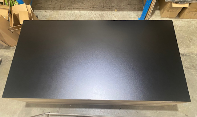 Large Black Satin MDF Panels 18mm x 2440 x 1220mm - Building Materials ...
