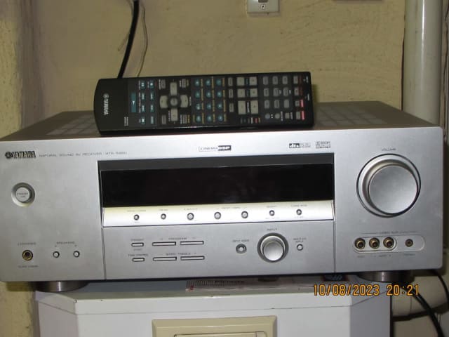 YAMAHA HTR-5950 SURROUND RECEIVER INTEGRATED AMPLIFIER WITH REMOTE CON ...