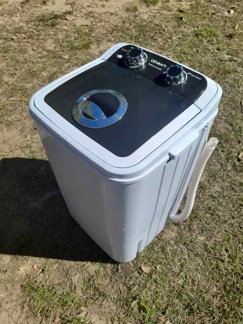 Devanti Black 4.6kg Portable Top Load Washing Machine | Caravan ...
