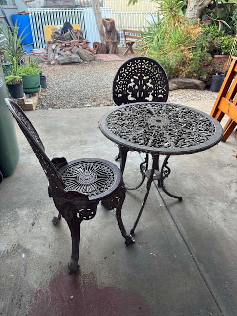 Old , cast iron table set - Miscellaneous Goods in Parafield Gardens SA ...