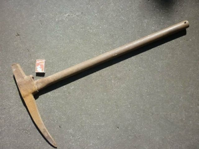 Old HYTEST Miners, Mining Pick with Steel Tube Handle (Welded on ...
