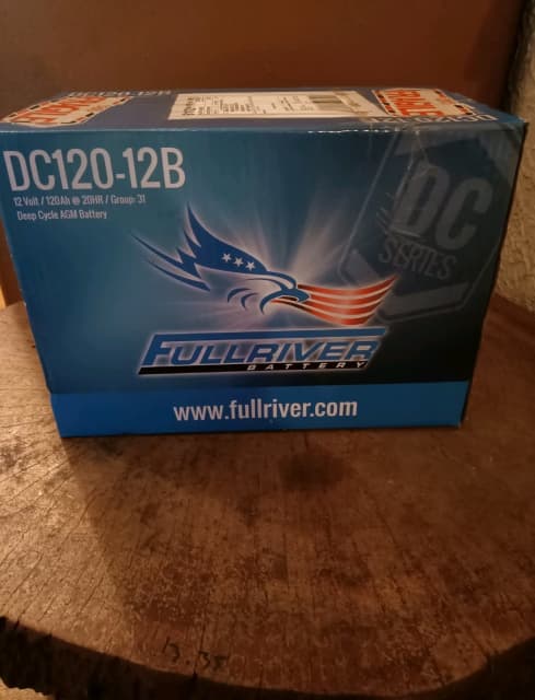 Fullriver deep cycle AGM battery DC120-12B | Caravan & Campervan ...