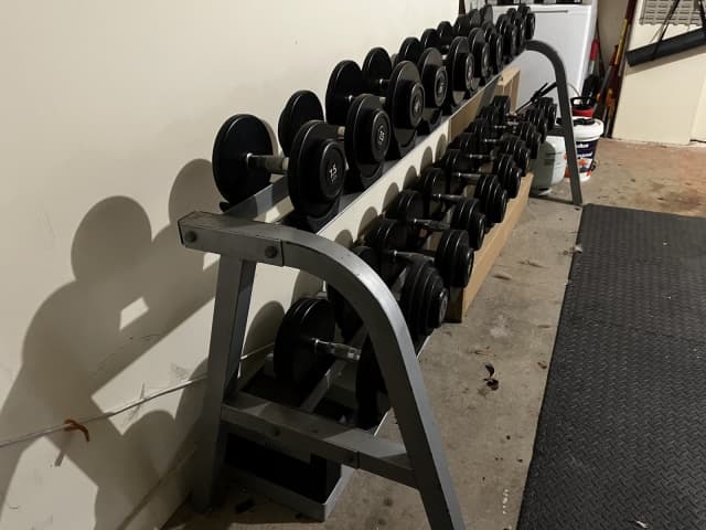 Weight set with stand | Gym & Fitness | Gumtree Australia Salisbury ...