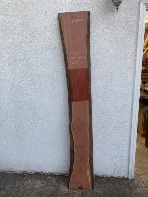 Red mahogany hardwood natural live edge timber wood slab - Building ...