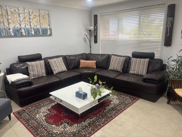 5 seater leather sofa - Sofas in Arndell Park NSW | Gumtree Australia