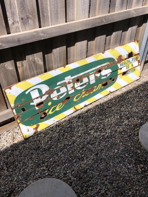 Old Peters icecream sign | Collectables | Gumtree Australia West Tamar ...