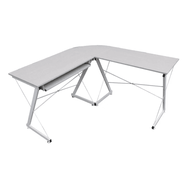 GAMER DOUBLE L-SHAPE COMPUTER DESK - Desks in Reservoir VIC | Gumtree ...