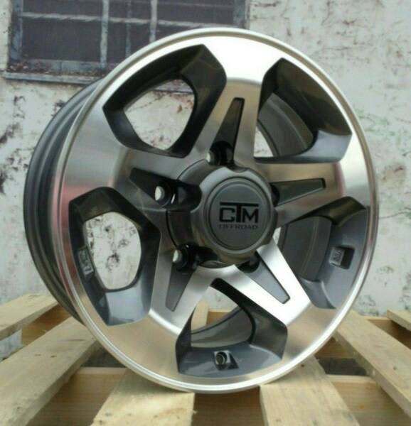 16x8 TOYOTA LAND CRUISER 76,78,79 - TRACK CORRECTION ALLOY WHEELS ...
