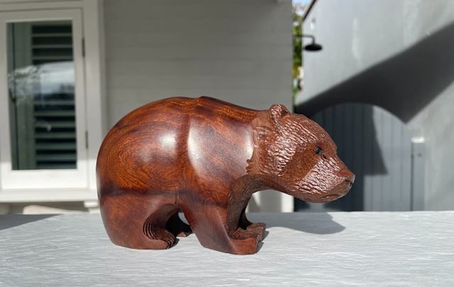 Carved timber BEAR - Other Home Decor in Mosman NSW | Gumtree Australia
