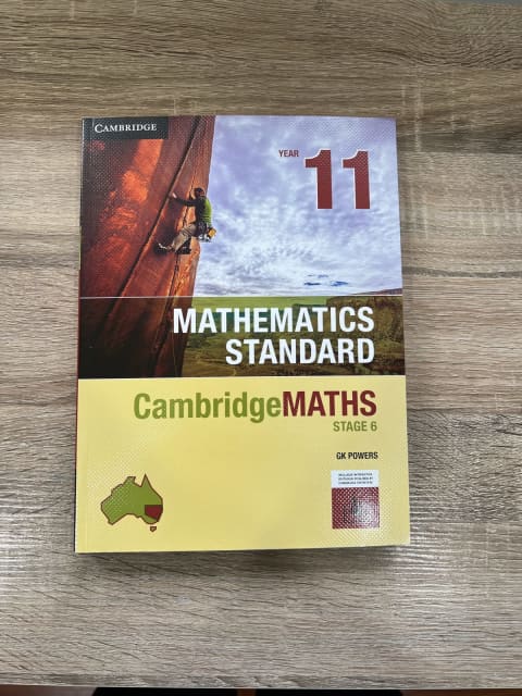Year 11 Cambridge Maths Standard 2 Textbook | Textbooks | Gumtree ...