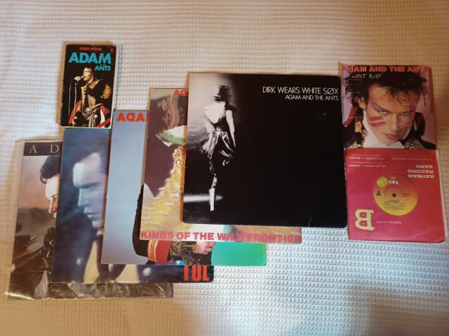 ADAM&THE ANTS RARE VINYL COLLECTION INCLUDING BOOK, PAMHLETS & LYRICS ...