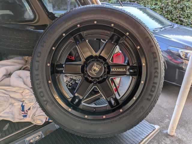 20 4x4 Black Mamba mags Ford Ranger, D-max etc | Wheels, Tyres & Rims ...