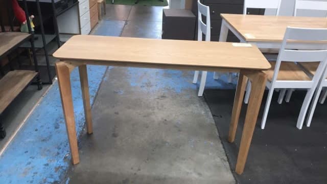 New hall table Hallway console stand Timber Scandi Scandinavian ...