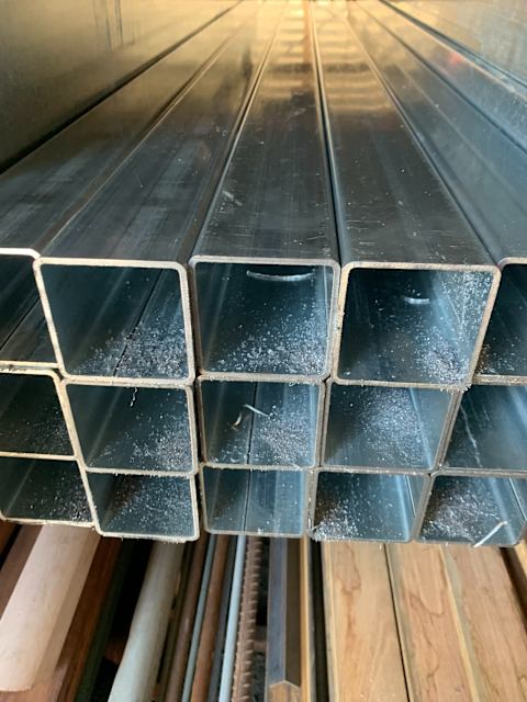 $80 each , DURAGAL STEEL POSTS 89x89x3.5mm at 2530 mm L , - Building ...