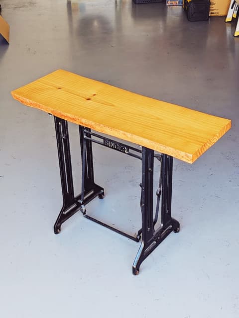 Antique Cast Iron & Solid Timber Singer Sewing Table | Buffets & Side ...