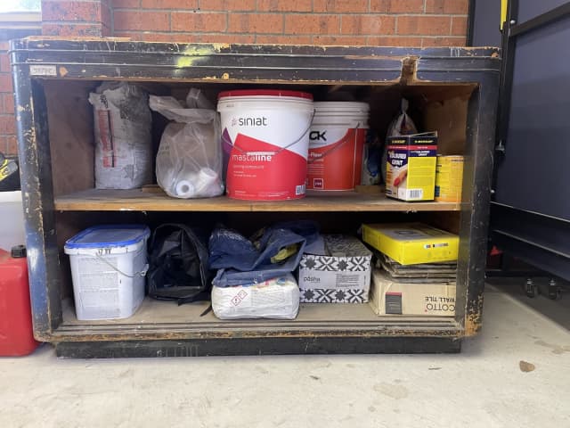Work Bench Steel/Timber Work Top | Tool Storage & Benches | Gumtree ...