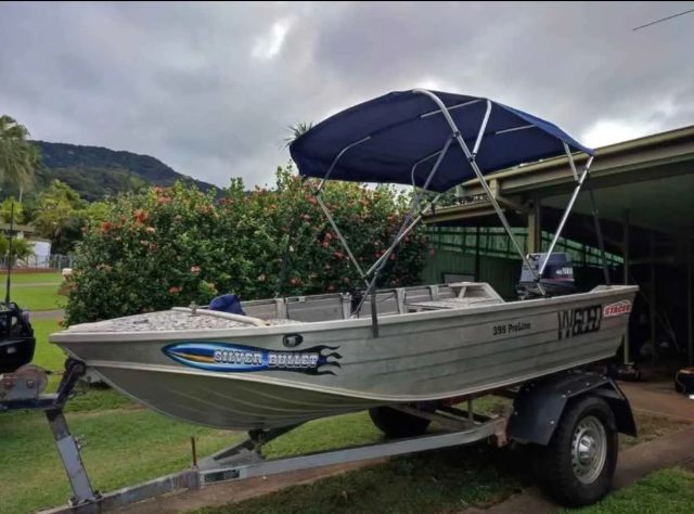 399 Stacer proline tinny on bush trailer | Tinnies & Dinghies | Gumtree ...